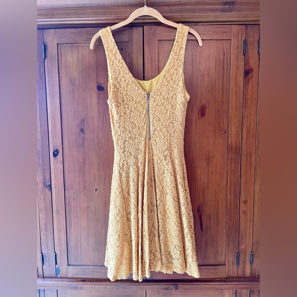 love, Fire | Dresses | Yellow Lace Dress | Poshmark